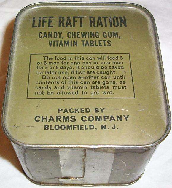 The LIFE RAFT RATION - FIELD & PERSONAL GEAR SECTION - U.S. Militaria Forum