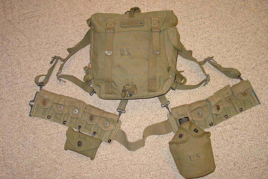 M45 late WW2 Combat set.. - FIELD & PERSONAL GEAR SECTION - U.S ...