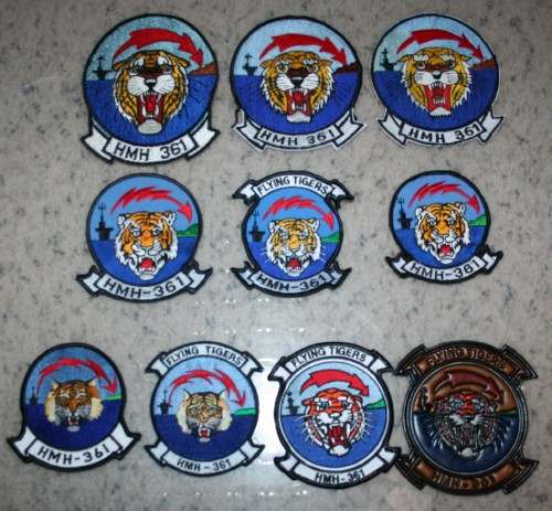 Marine Helicopter Squadron 361 patch collection - MARINES - U.S ...