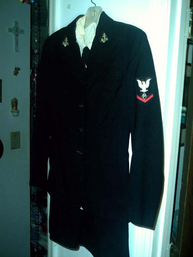 WWII Wave uniform w / diamond P rate on it - UNIFORMS - U.S. Militaria ...