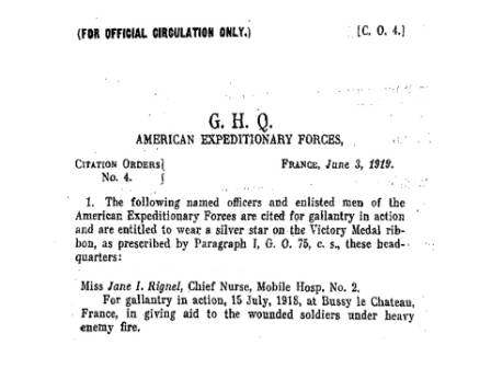 WWI US Army Nurse Croix de Guerre - MEDALS & DECORATIONS - U.S ...