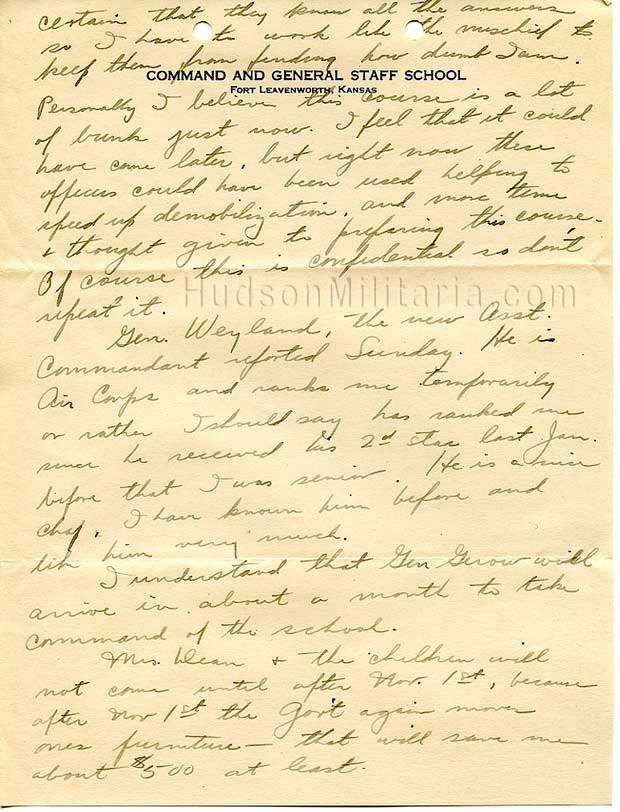 MG William F Dean - POW, MoH recipient - EPHEMERA, PHOTOGRAPHS ...