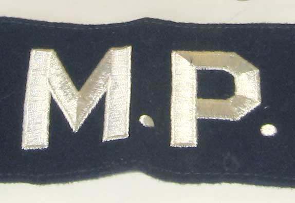 USMC MP WW2 brassard armband - MARINES - U.S. Militaria Forum