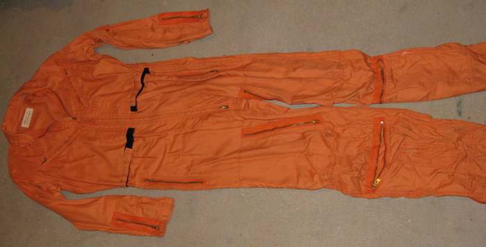 Orange Flight Suit - FLIGHT CLOTHING - U.S. Militaria Forum