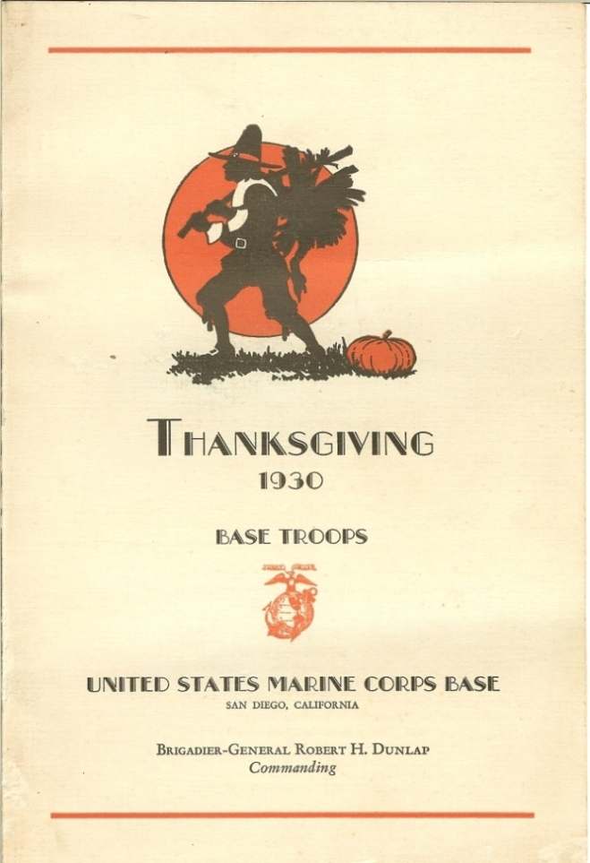 Thanksgiving 1930 - EPHEMERA, PHOTOGRAPHS & MILITARY ARTWORK - U.S ...