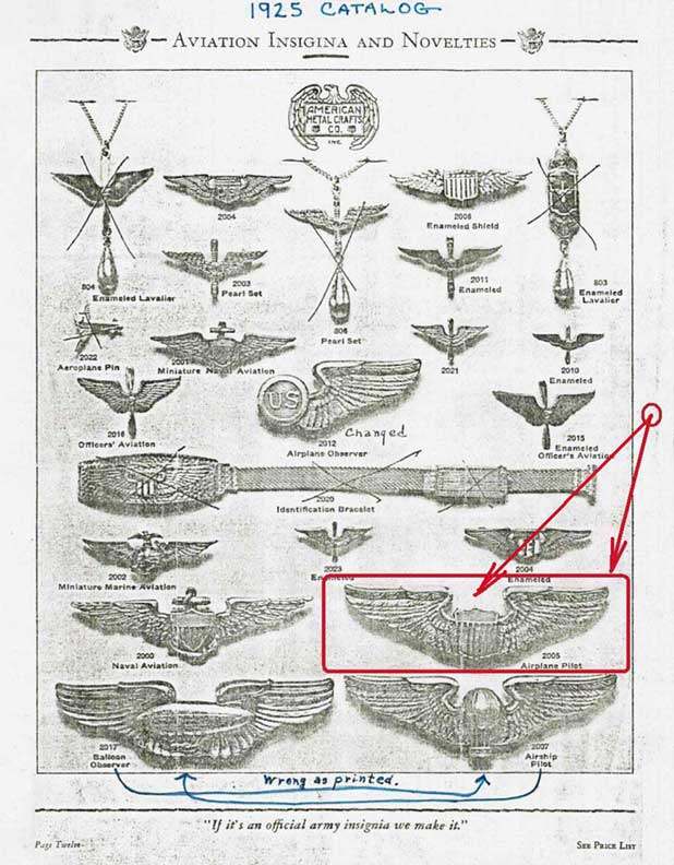 1919-1941 Interwar Period vintage pilot wings: examples and patterns ...