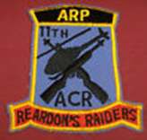11th ACR Reardon's Raider Patch - ARMY AND USAAF - U.S. Militaria Forum