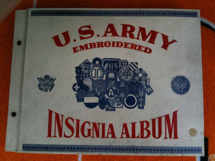 U.S. Army Embroidered Insignia Album - ARMY AND USAAF - U.S. Militaria ...