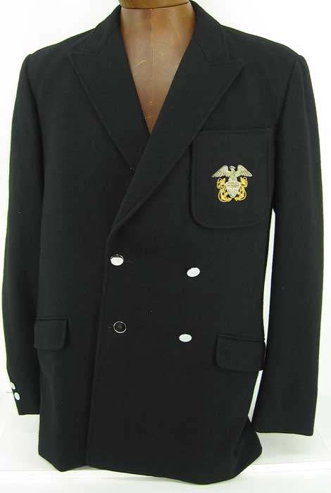 Navy officer blazer - convertible pocket - NAVAL & SEA SERVICE UNIFORMS ...