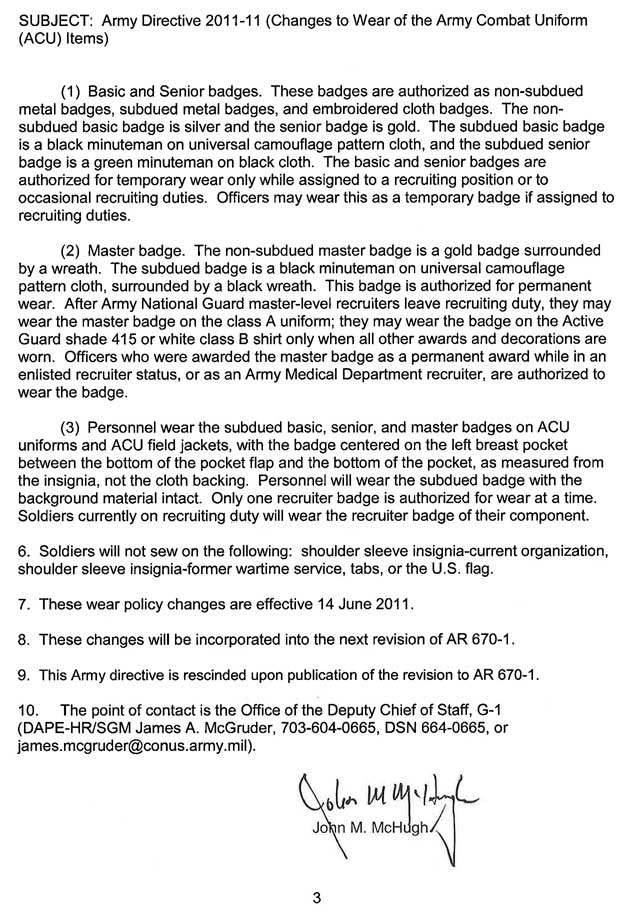 New Army uniform changes possibly in the works - Page 2 - CAMOUFLAGE ...