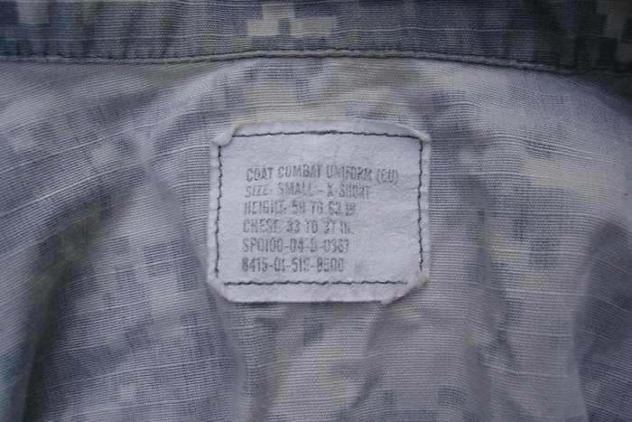 Interesting Early Contract ACU Coat - CAMOUFLAGE UNIFORMS - U.S ...
