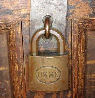 US Marine Corps Padlock - FIELD & PERSONAL GEAR SECTION - U.S ...