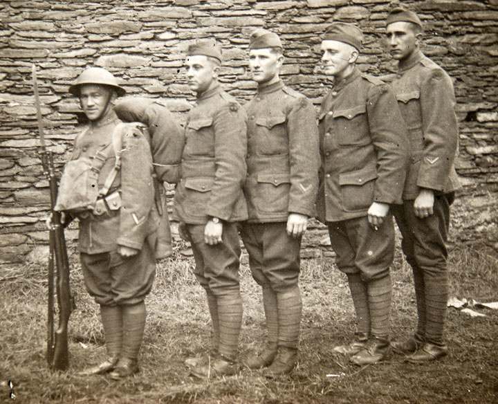 Doughboys in marching order - EPHEMERA, PHOTOGRAPHS & MILITARY ARTWORK ...