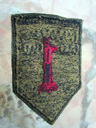 1st Infantry Division Patch - ARMY AND USAAF - U.S. Militaria Forum