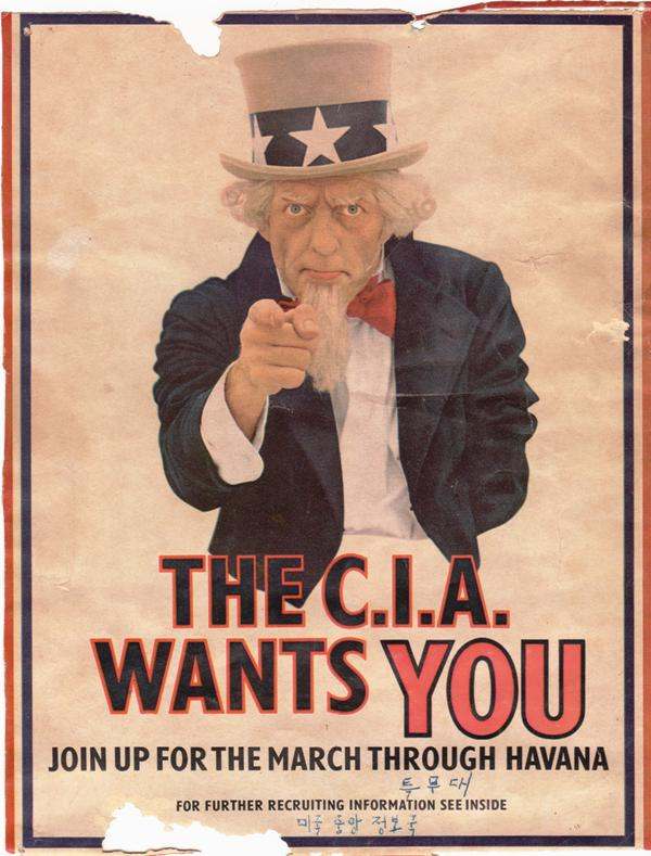 1960s CIA Recruiting Poster for the March on Havana!!! - EPHEMERA ...