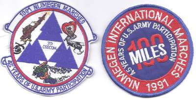 Nijmegen March Patches - ARMY AND USAAF - U.S. Militaria Forum