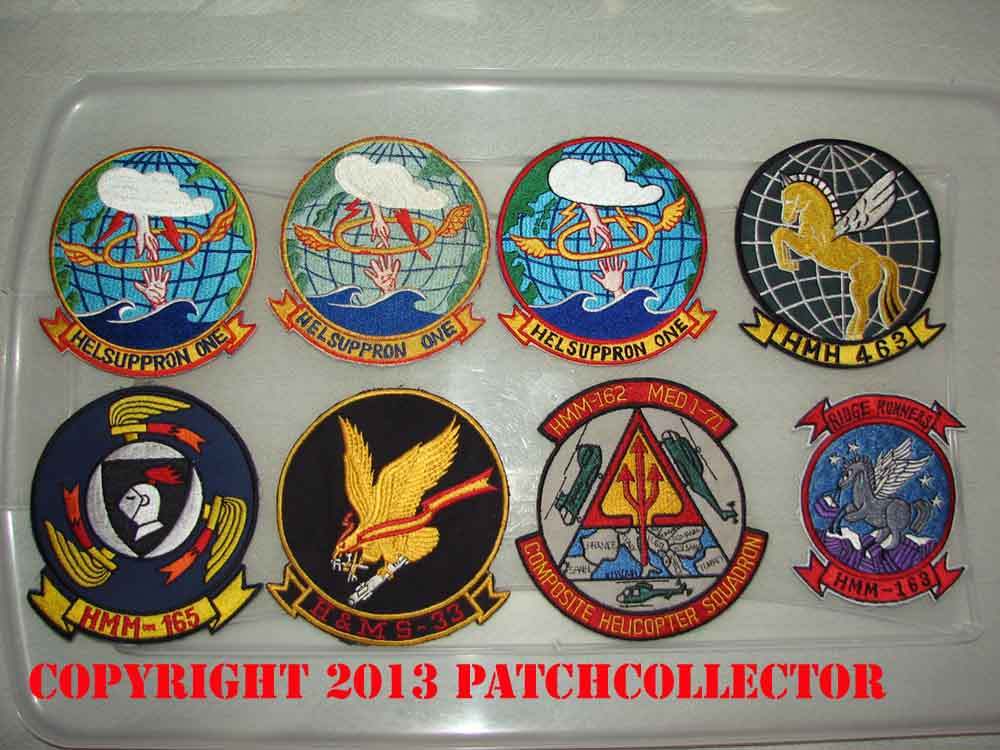 Some Marine Helicopter Squadron patches - MARINES - U.S. Militaria Forum