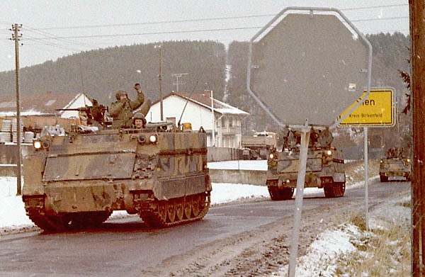 US Tanks on German Roads - Cold War - MILITARY VEHICLES - U.S ...