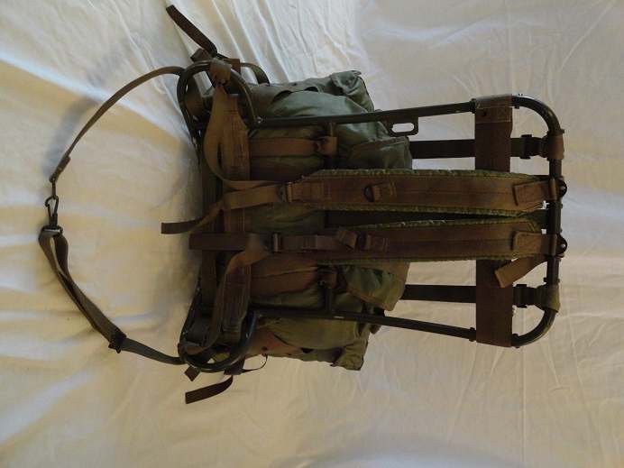 1962 era Lightweight Rucksack and Camo Poncho Liner - FIELD & PERSONAL ...