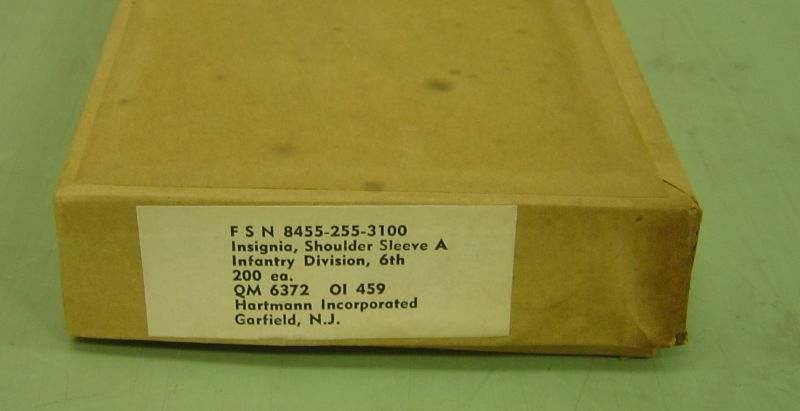 Patches and their Boxes: A Reference Thread - Page 3 - ARMY AND USAAF ...