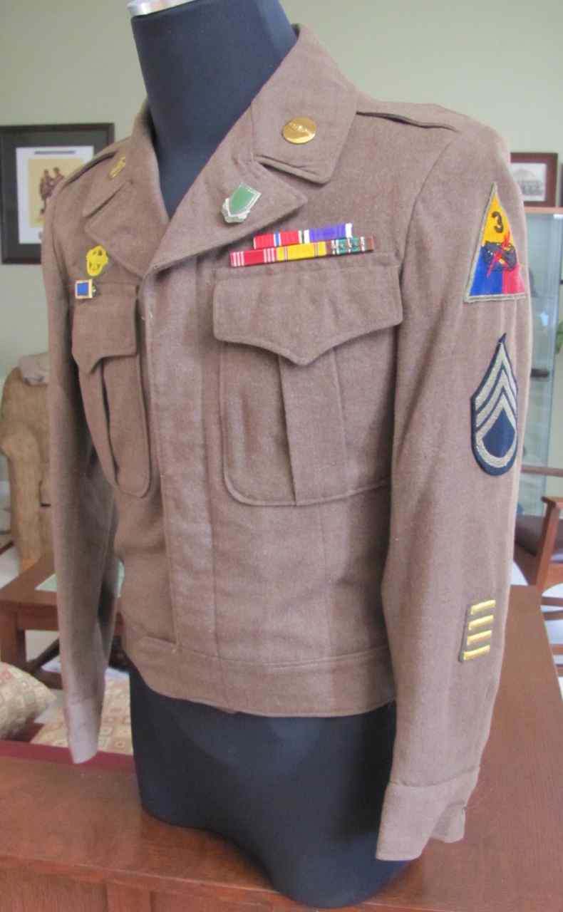 Named WWII 3rd AD/33rd Armored Regiment Ike; Bronze Star/PH - UNIFORMS ...