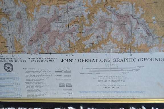 Joint Operations Map Hue, Vietnam 1967 - BASE/BIVOUAC/CAMP/DEPOT ITEMS ...