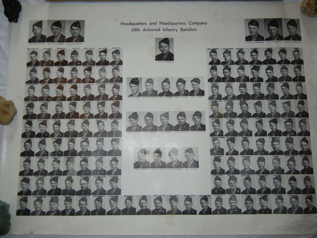 68th Armored Infantry Battalion Unit Photo - EPHEMERA, PHOTOGRAPHS ...