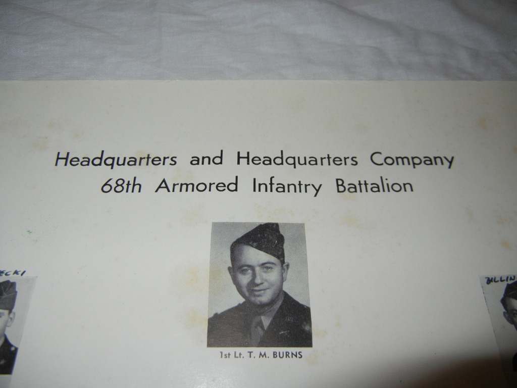 68th Armored Infantry Battalion Unit Photo - EPHEMERA, PHOTOGRAPHS ...