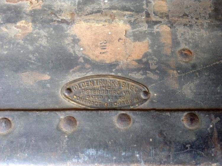 WW1 88th Aero Squadron Footlocker Trunk Lid - FIELD & PERSONAL GEAR ...