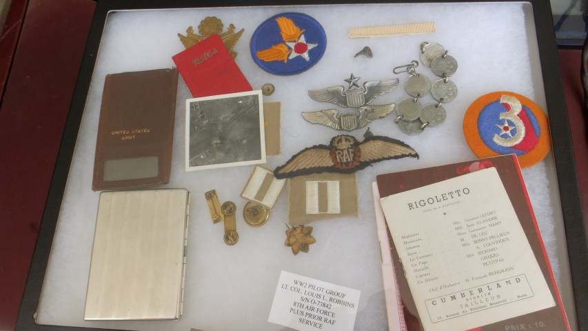 From RAF to AAF, Lt Louis L. Robbins British DFC recpt. - FLIGHT ...