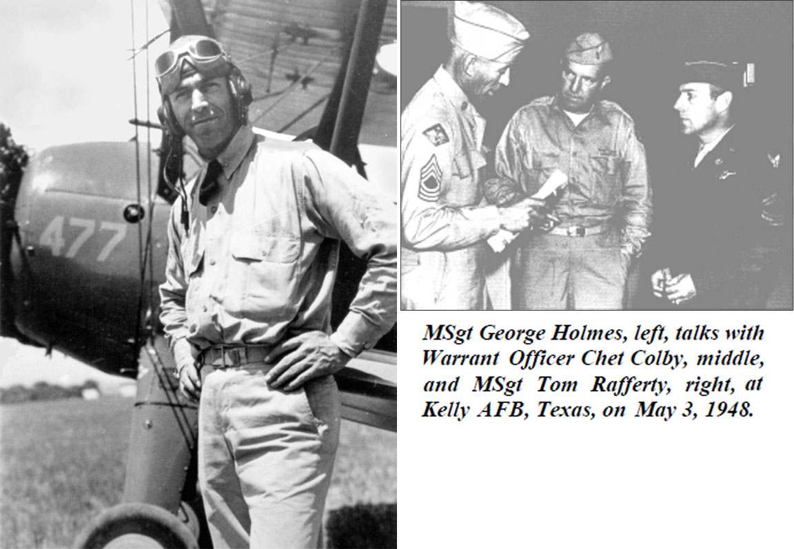 Prewar Command Pilot - G.H.Holmes last enlisted pilot - WING BADGES - U ...