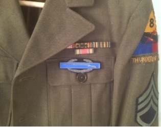 CIB with Cloth Background worn on WW2 Uniforms - COMBAT / EXPERT ...