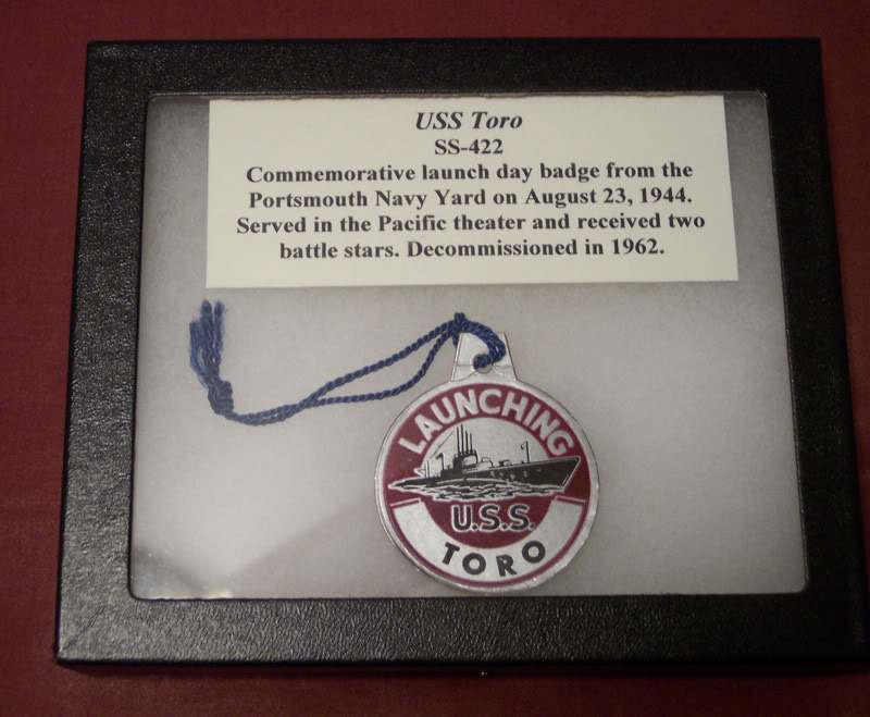 "USS Toro" launch day badge - MILITARY SHIPS AND VESSELS - U.S ...