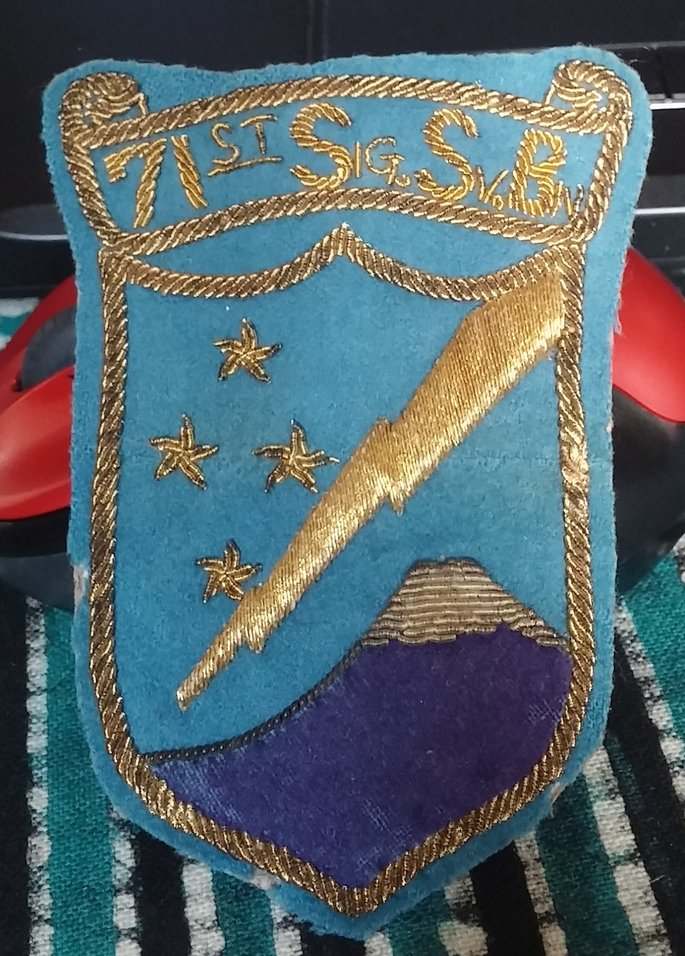 71st Signal Service Bn, Japanese made - ARMY AND USAAF - U.S. Militaria ...