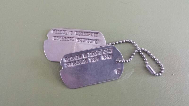 FINALLY! D-Day dog tag set! - IDENTITY ITEMS (DOG TAGS, BRACELETS, ETC ...