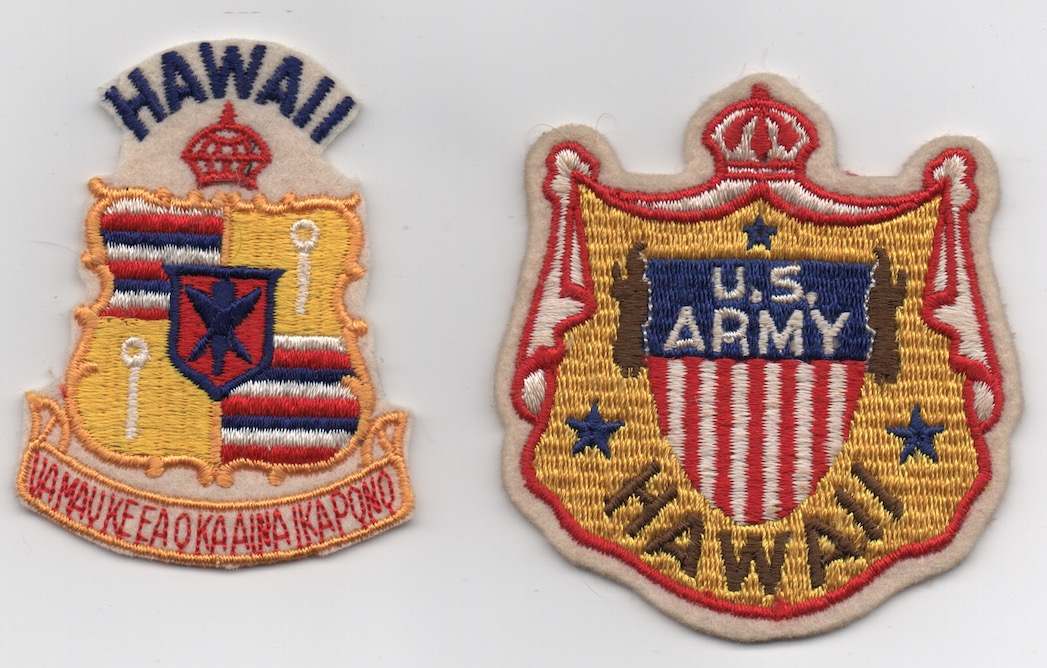 WW2 Home Front PX patches from Hawaii (post yours here too ...