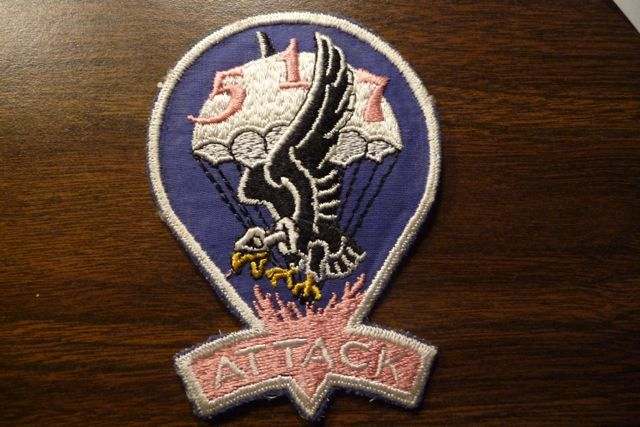 517th Patch - ARMY AND USAAF - U.S. Militaria Forum
