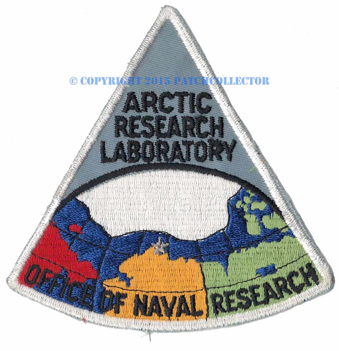 A US Navy Arctic Research Laboratory patch - NAVY, COAST GUARD AND ...