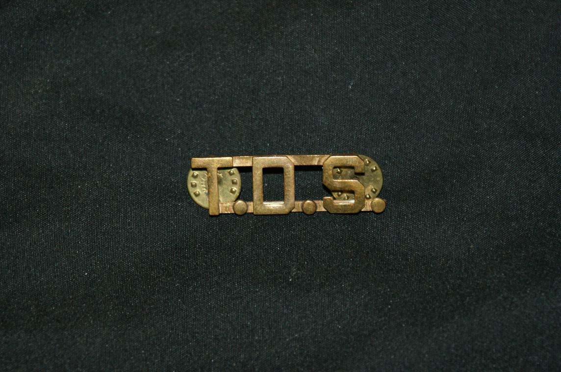 TDS brass insignia - BRANCH OF SERVICE COLLAR BRASS - U.S. Militaria Forum