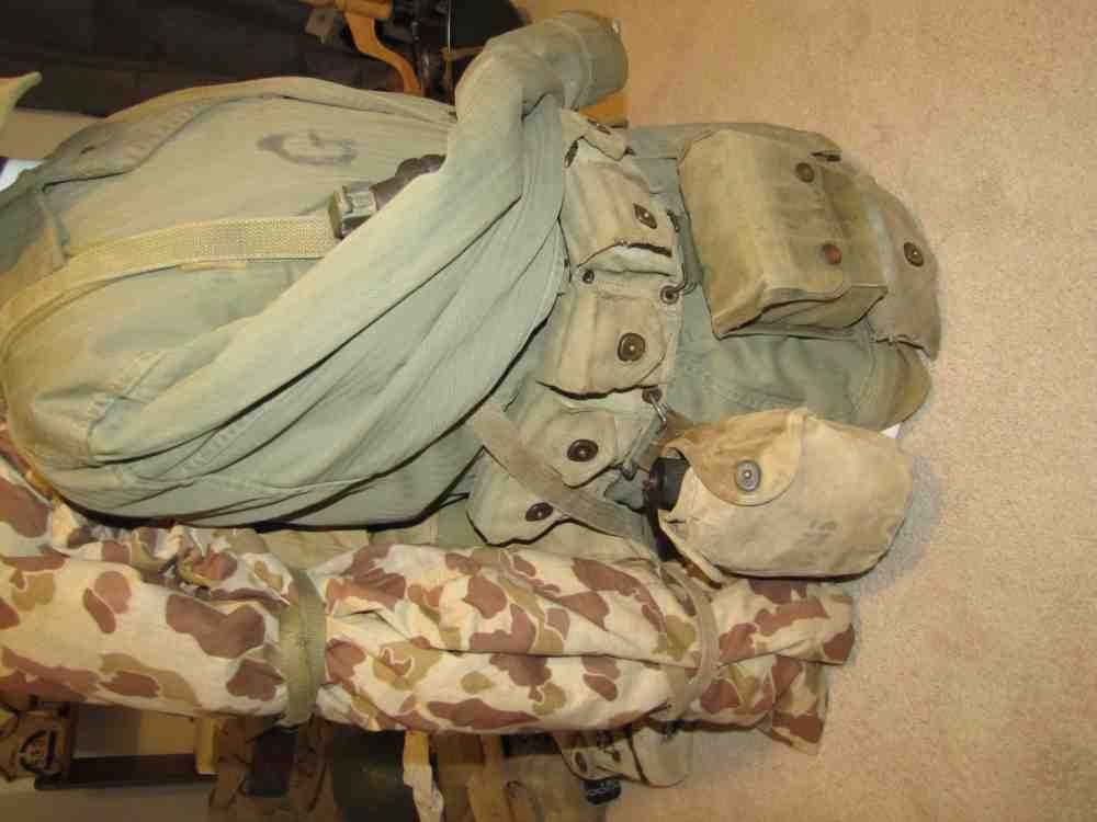 WWII USMC Field Transport Pack - FIELD & PERSONAL GEAR SECTION - U.S ...