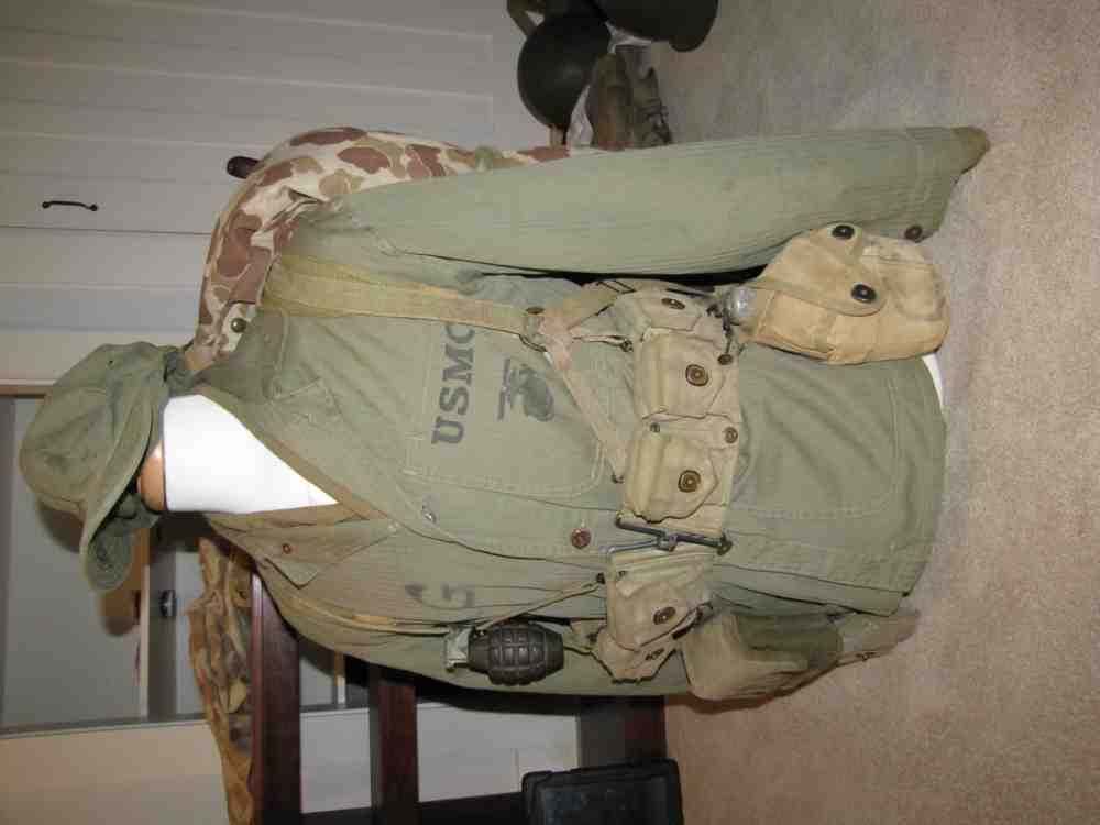 WWII USMC Field Transport Pack - FIELD & PERSONAL GEAR SECTION - U.S ...