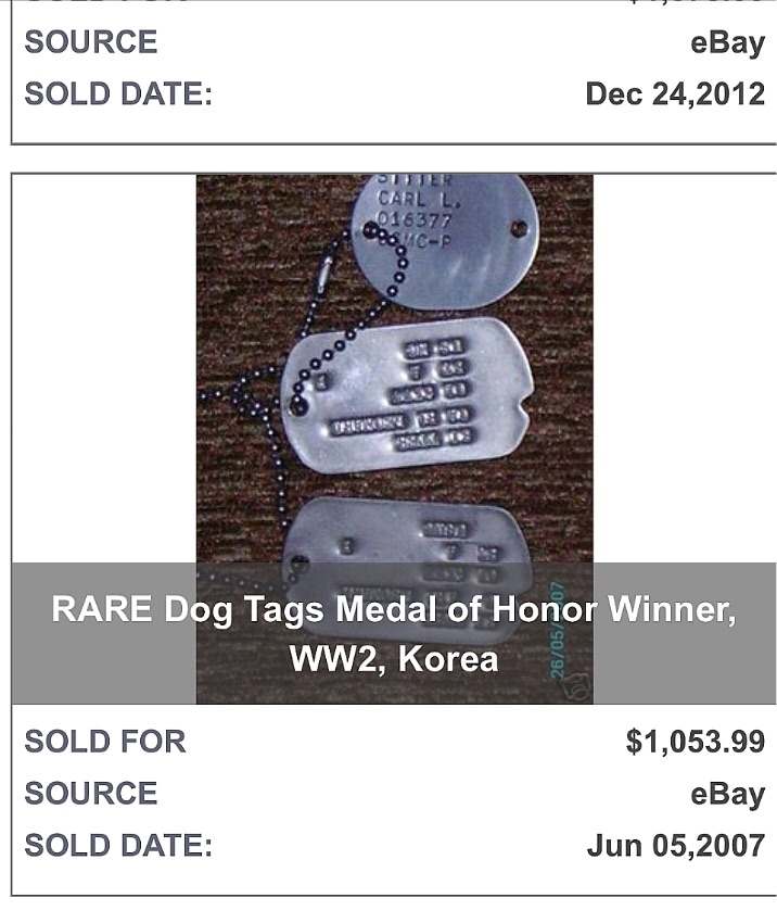 Most expensive dog tag? - IDENTITY ITEMS (DOG TAGS, BRACELETS, ETC) - U ...