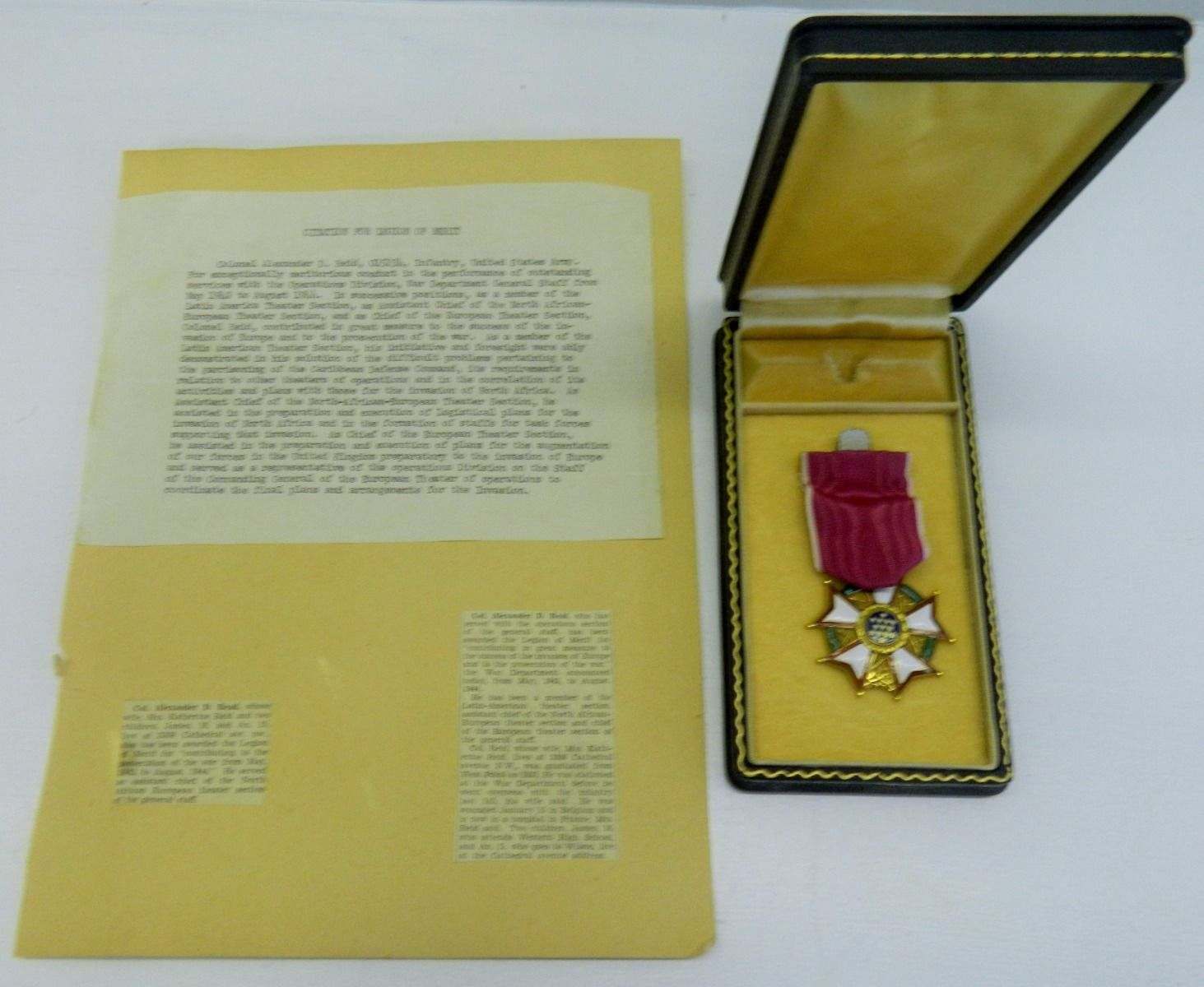 Colonel Alexander D. Reid 424th infantry regiment of the 106th infantry ...