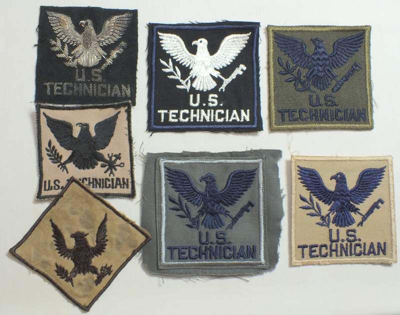 A selection of US Navy Technician patches - NAVY, COAST GUARD AND OTHER ...