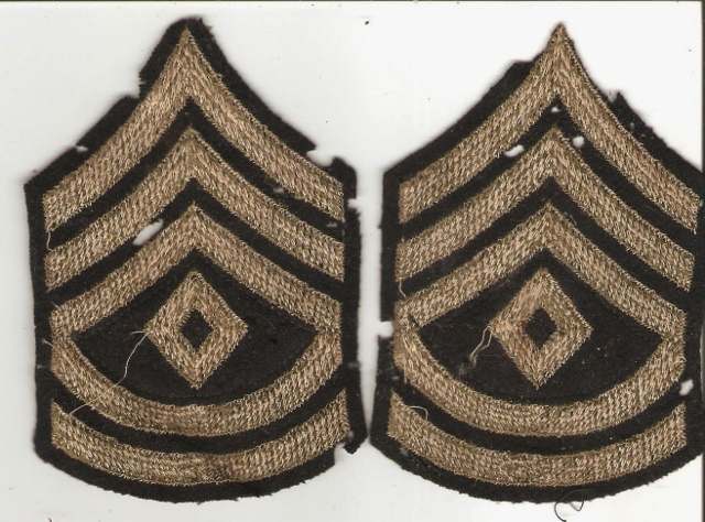 Altered and Recycled Rank Chevrons - ARMY (INCLUDING USAAC/AAF) - U.S ...