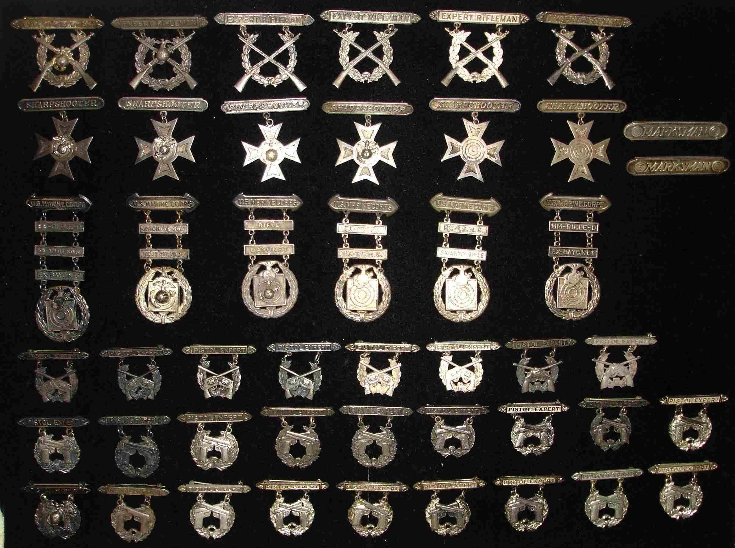 USMC Qualification Badges - NAVY, MARINE CORPS, COAST GUARD - U.S ...