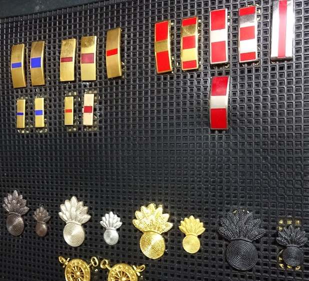 USMC department devices, Gunner Bombs, WO bars and band lyres - MARINES ...