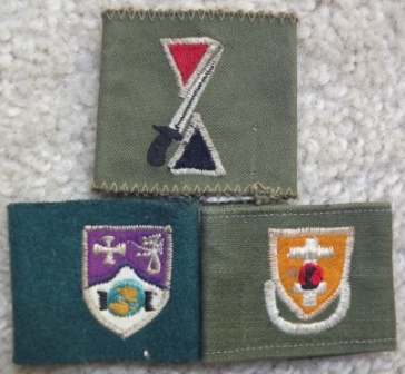 Antique store find of 3 cloth DIs of 7th ID - DISTINCTIVE UNIT INSIGNIA ...
