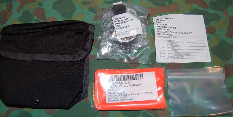 Complete Special Forces Survival Kit - FIELD & PERSONAL GEAR SECTION ...