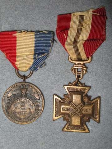 Unauthorized AEF Ribbons & Decorations - (1917-1919) WORLD WAR ONE ...